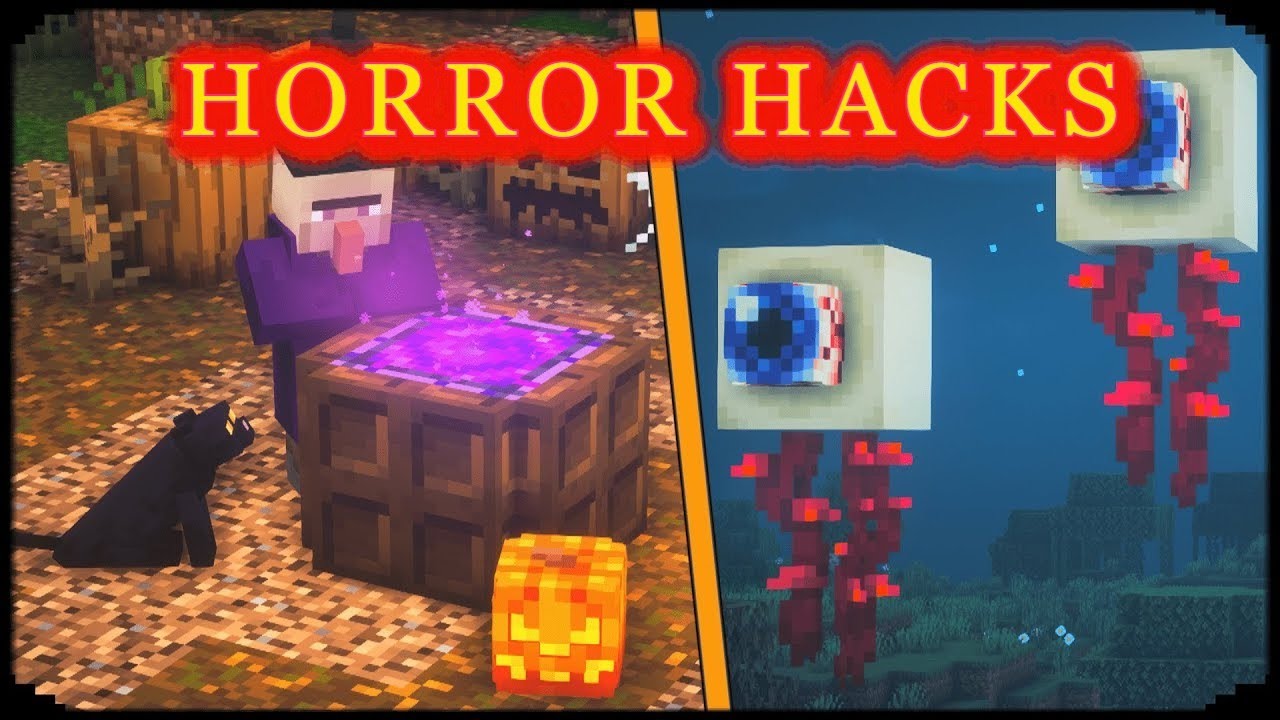 Horror Tiktok Hacks Minecraft| Scary Hacks in Minecraft| Minecraft ...