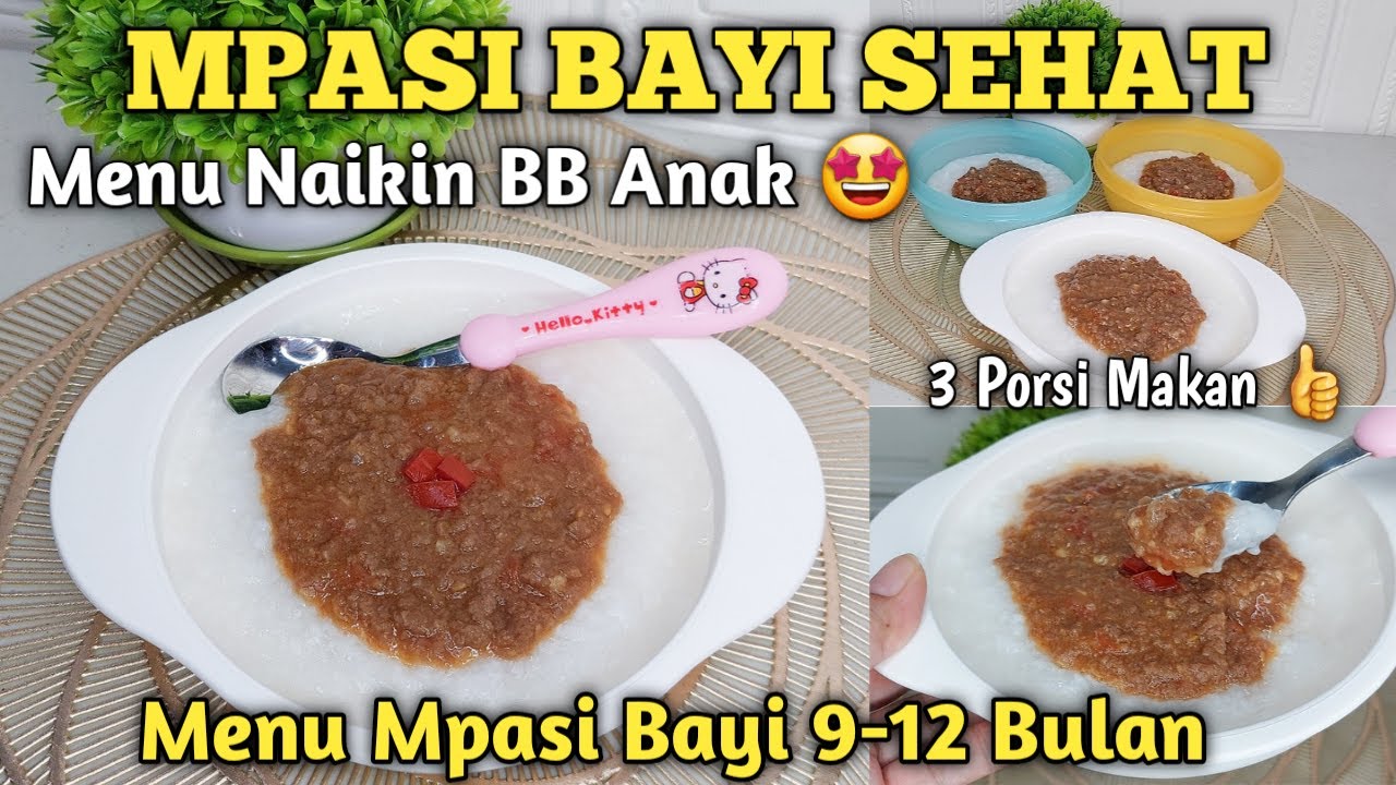 RESEP MPASI DAGING SAPI SUPER LEMBUT | MPASI 9 BULAN | MPASI PENAMBAH ...
