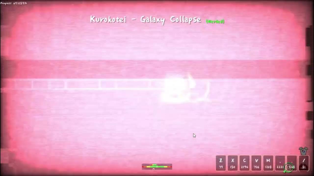 얼불춤 Galaxy Collapse (Nerfed) 느슨 2분할 클리어 ADOFAI - YouTube