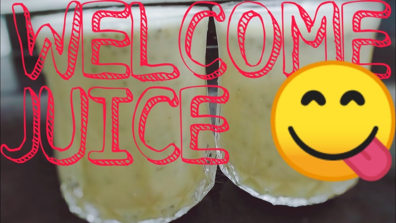 Welcome juice custurd/mix juice - YouTube