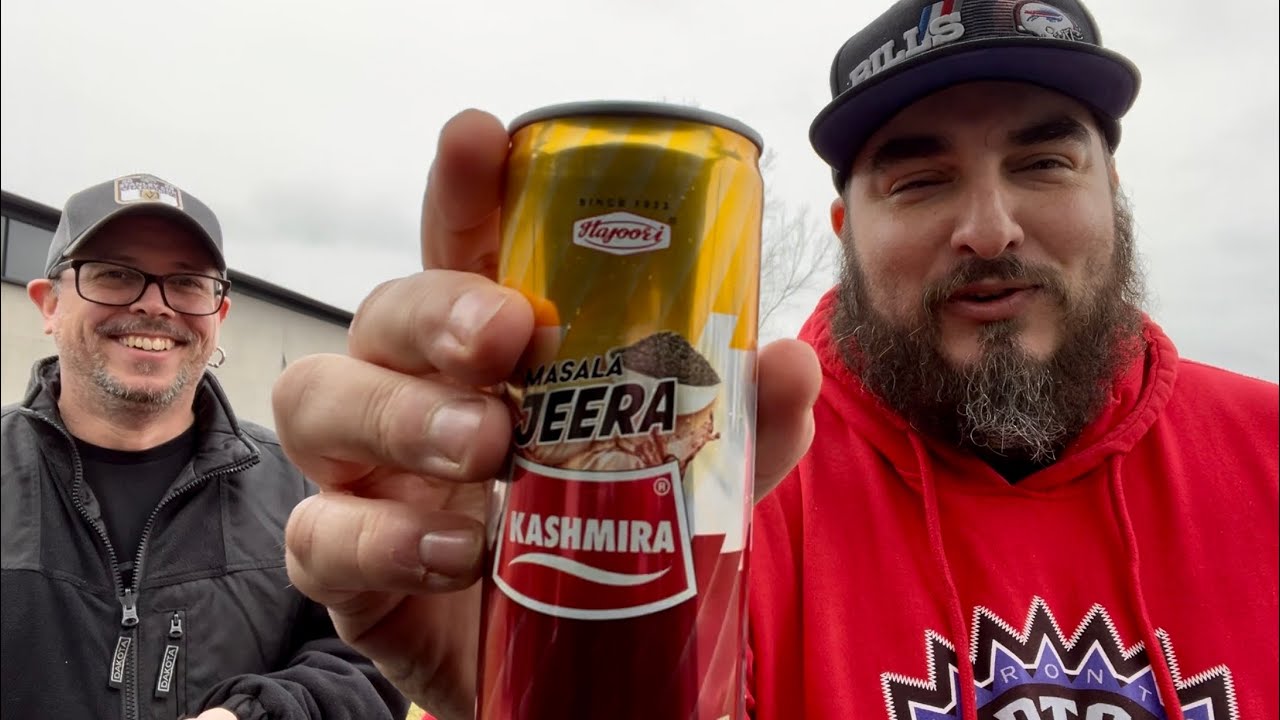Hajoori Kashmira Masala Jeera Soda Pop Review - India Root Beer - YouTube