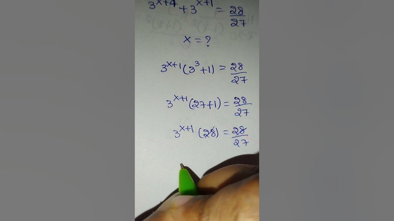 exponential equations#maths#math#mathstricks#tricks#tutorial#exponents#mathematics#education ...
