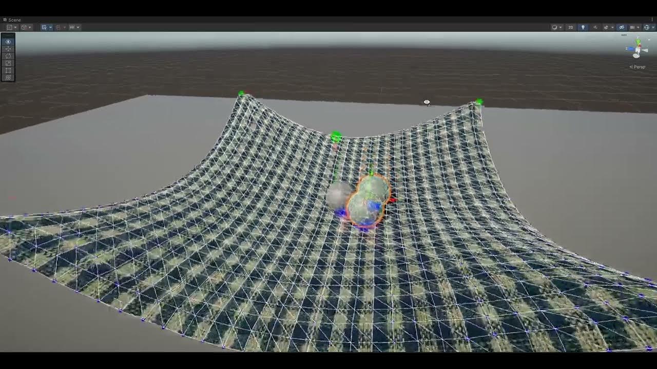Unity Job System Cloth And Rigidbody Interaction Youtube