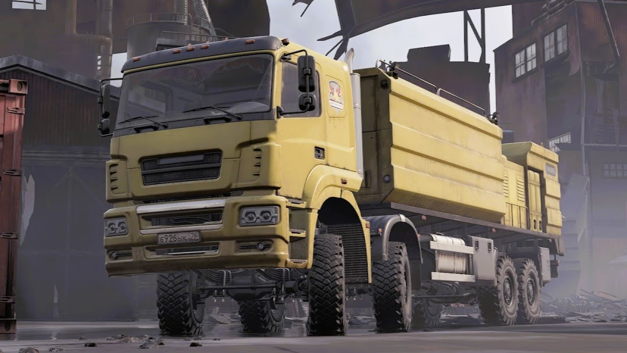 SnowRunner | KAMAZ-65808 8x8 (?) - Swobodna Jazda po Wypalonych ...