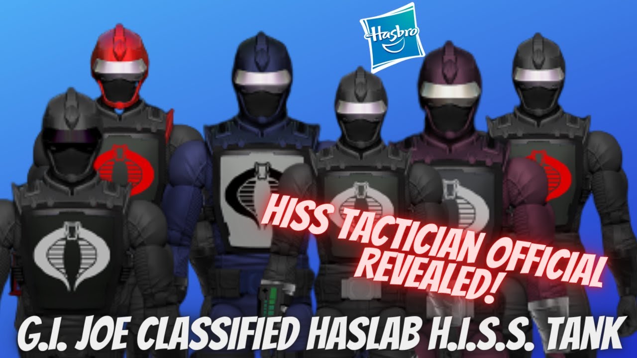 G.I. Joe Classified Haslab H.I.S.S. Tank Cobra HISS Tactician Official ...