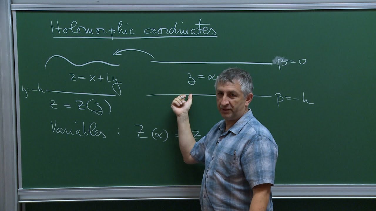 Daniel TATARU - 2/3 Two dimensional water waves - YouTube