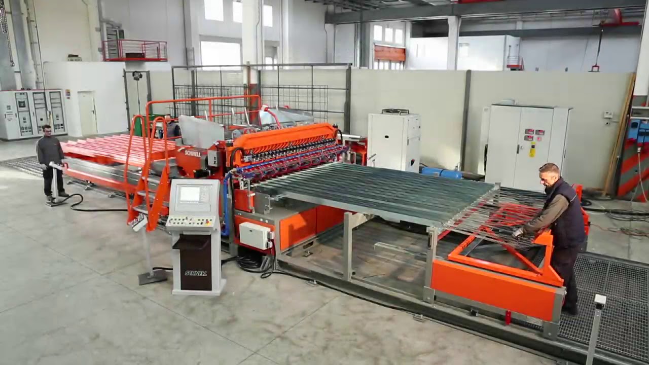 SMART MESH BB - Mesh Welding Machine - Schnell Spa - YouTube