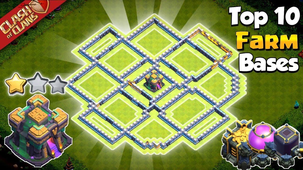 New Top 10 Best TH14 Hybrid/Farm Bases (2025) I TH14 Farming/Hybrid/Pushing/Trophy Base Links ...