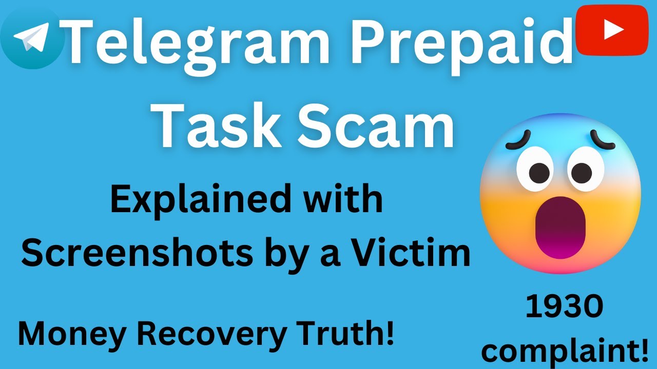 Telegram Prepaid Task Scam Details with screenshots by a victim from ...
