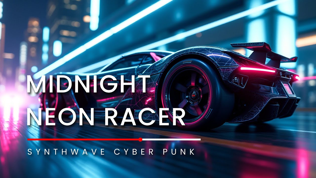 Midnight Neon Racer | Cinematic Synthwave Cyberpunk for Adrenaline ...