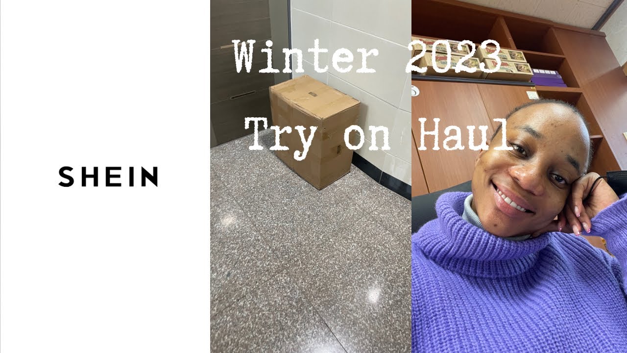 My First Try-on Haul | SHEIN Clothing | Winter/Fall 2023 | Reba M ...