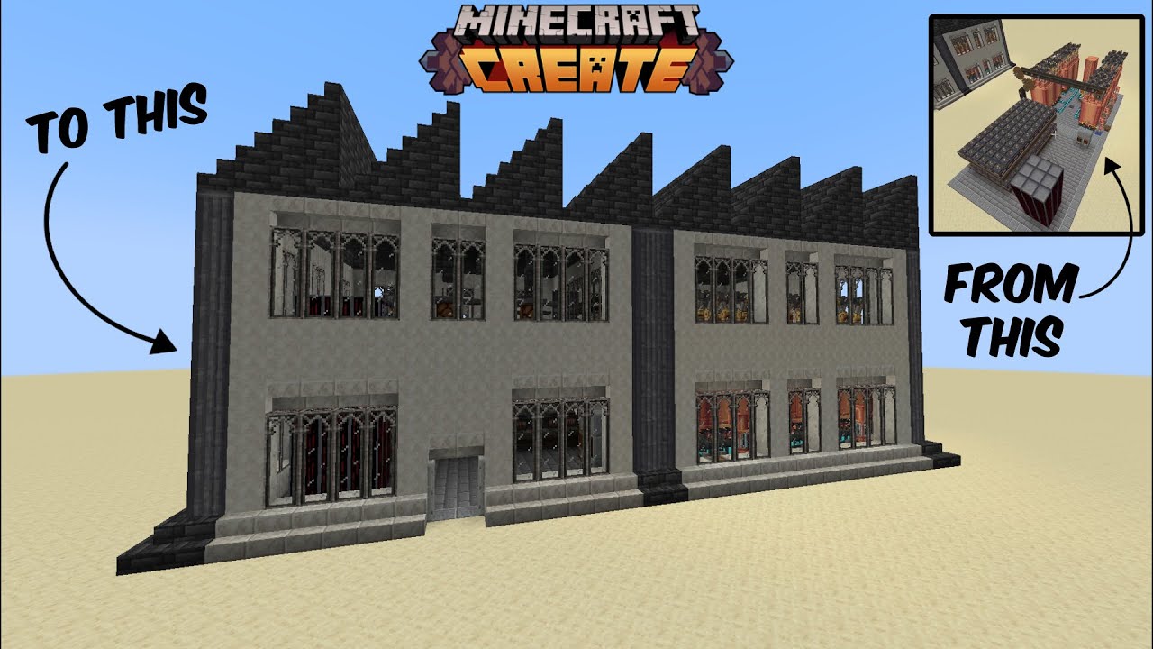 Create 0.5 - STEAM ENGINE POWER PLANT Building - How to make a Factory ...