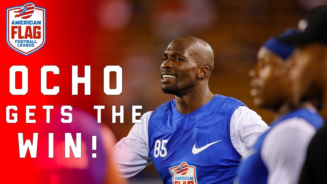 Chad Johnson leads team to win in Flag Football Semifinals | NFL - YouTube