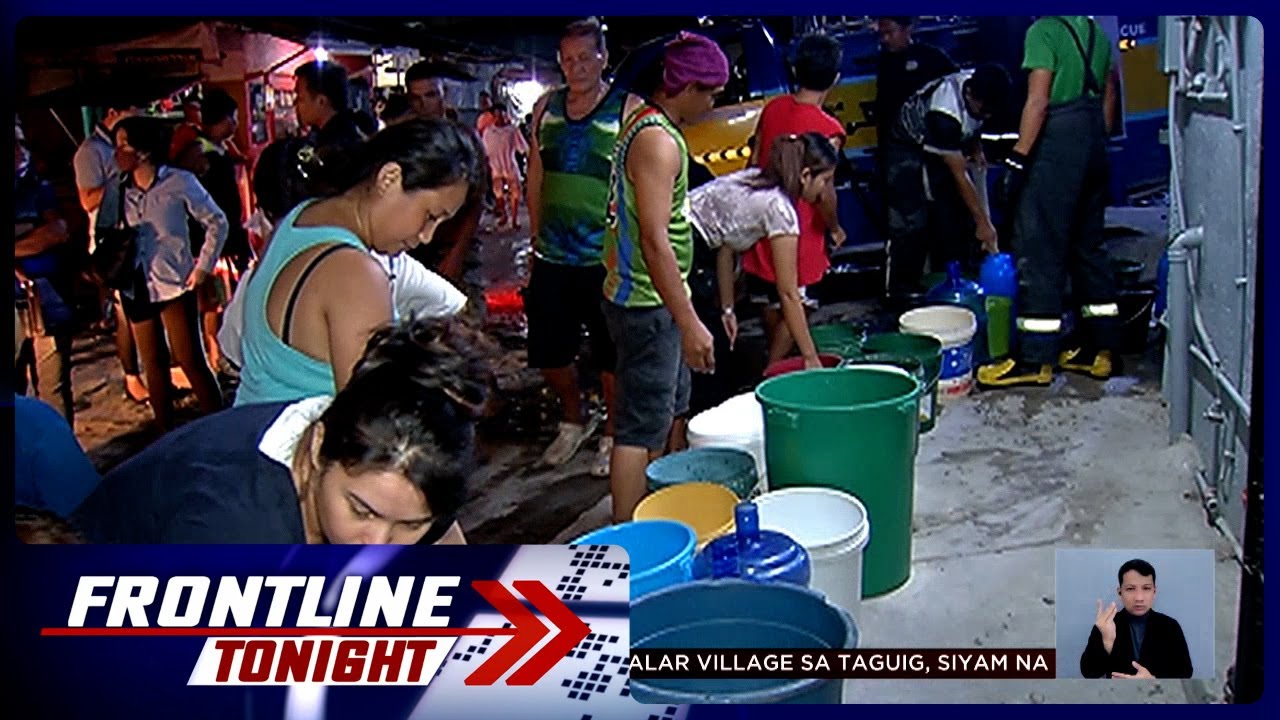 Palar Village sa Taguig City, 9 na araw nang walang tubig dahil sa P5-M ...