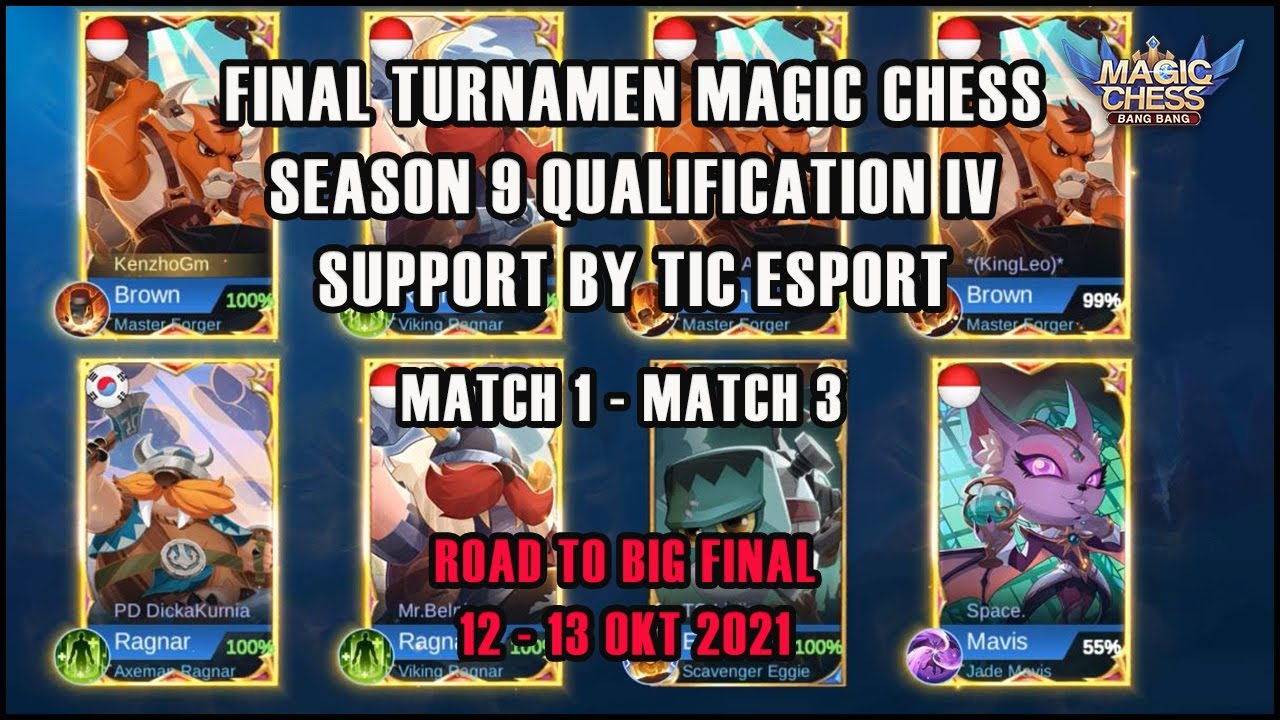 FINAL TURNAMEN MAGIC CHESS SEASON 9 QUALIFICATION IV SUPPORT BY TIC ...