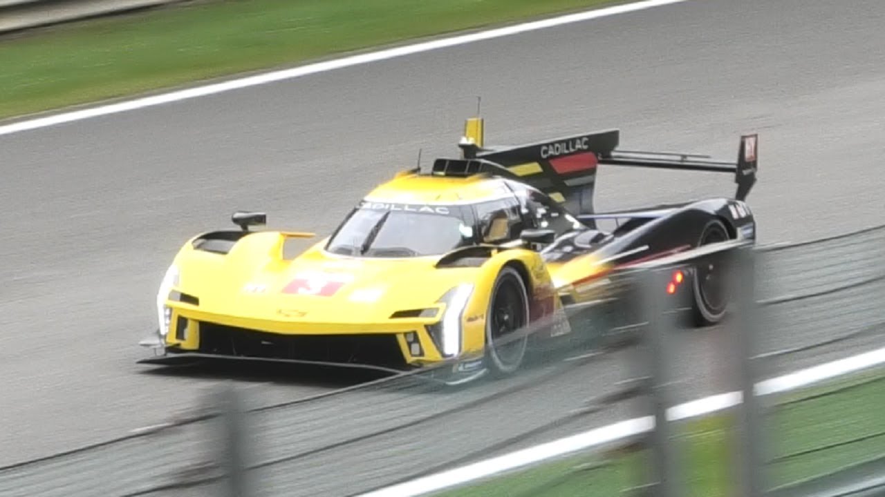 Cadillac V-Series R LMDh | Action on Spa-Francorchamps - After Crash ...