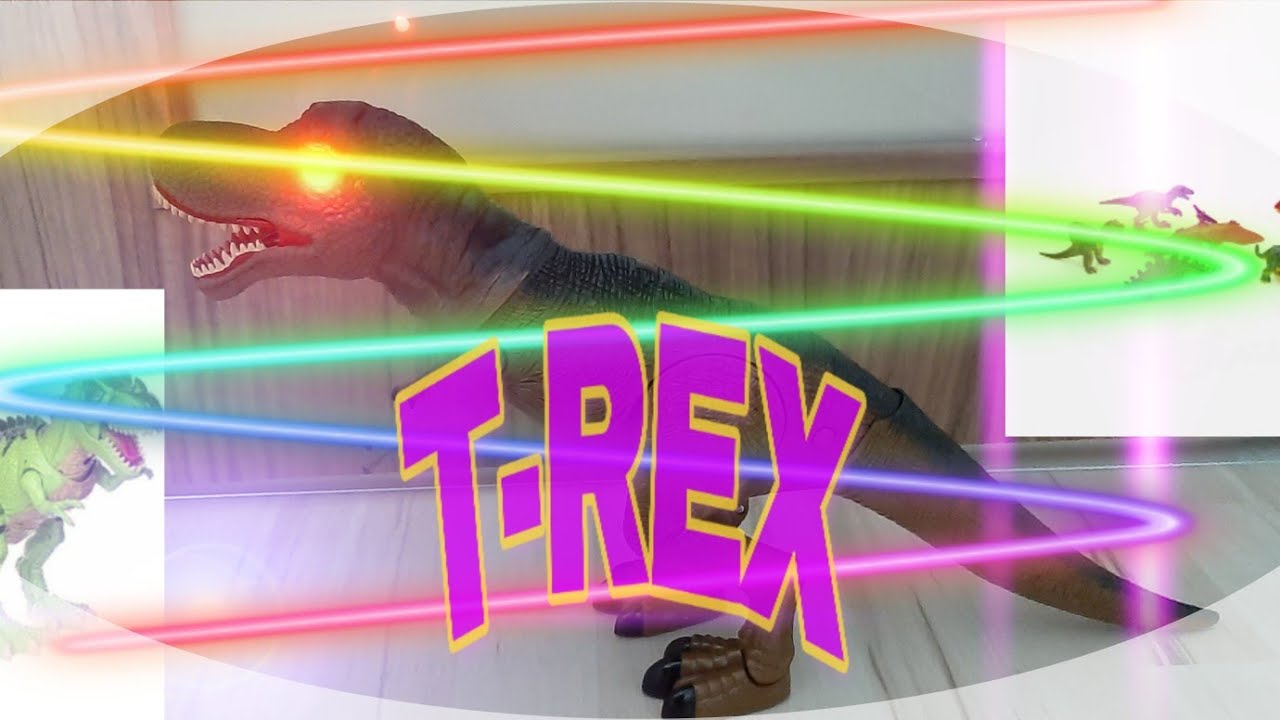 Dev Dinazor T-rex Kutudan çıktı, Yürümeye başladı/ Big Dinosaur - YouTube