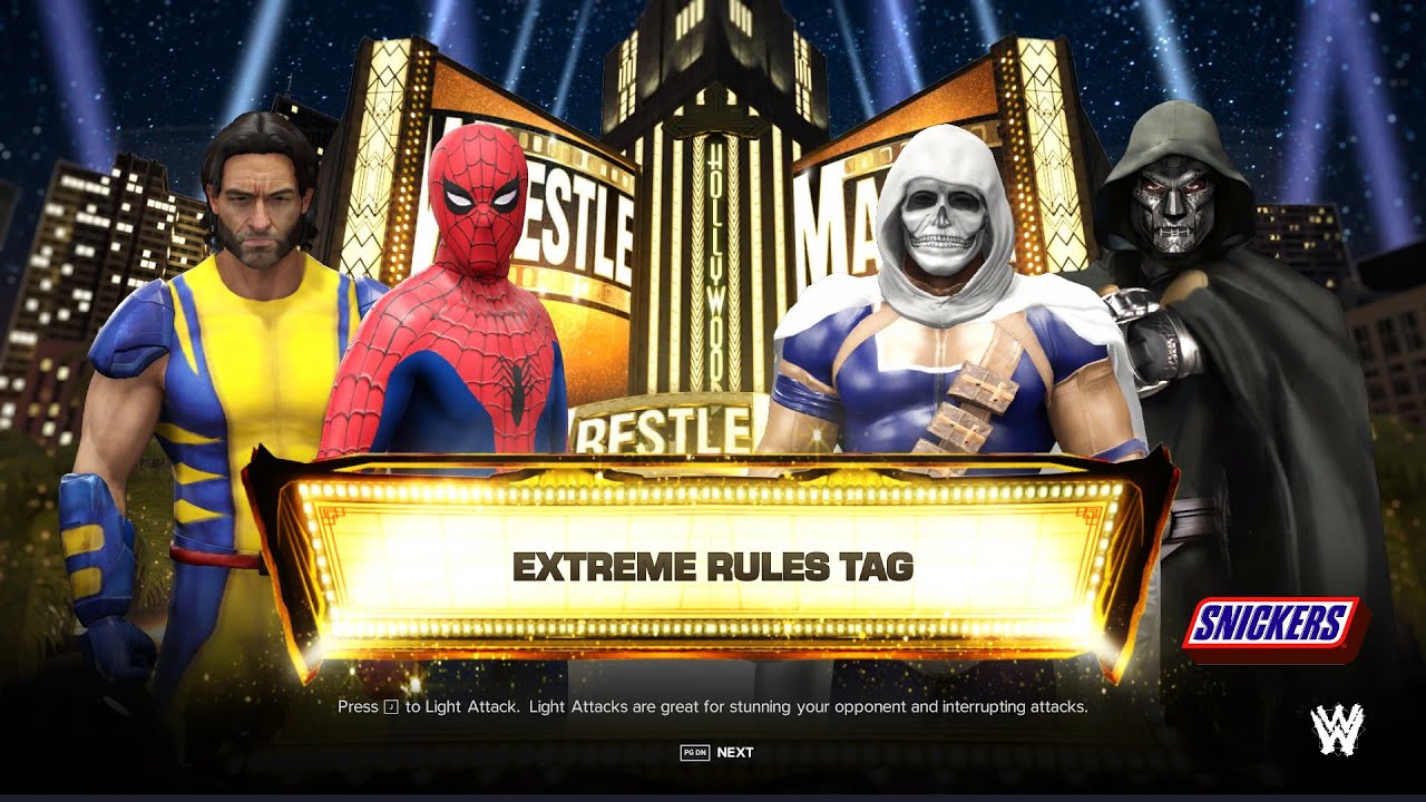 Spider-Man & Wolverine vs Taskmaster & Dr. Doom | WWE 2K24 - YouTube