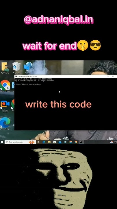 Cmd Trick Cmd Cmdtricks Coding Shorts Youtube
