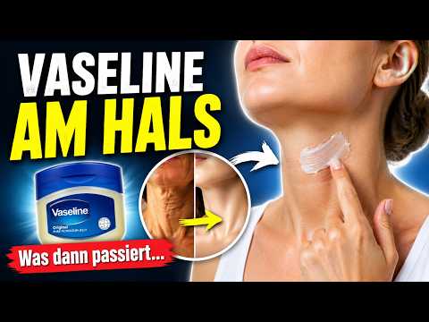 ❗Vaseline auf den Hals – und nach 4 Wochen trauten ihre Freundinnen ihren Augen nicht!