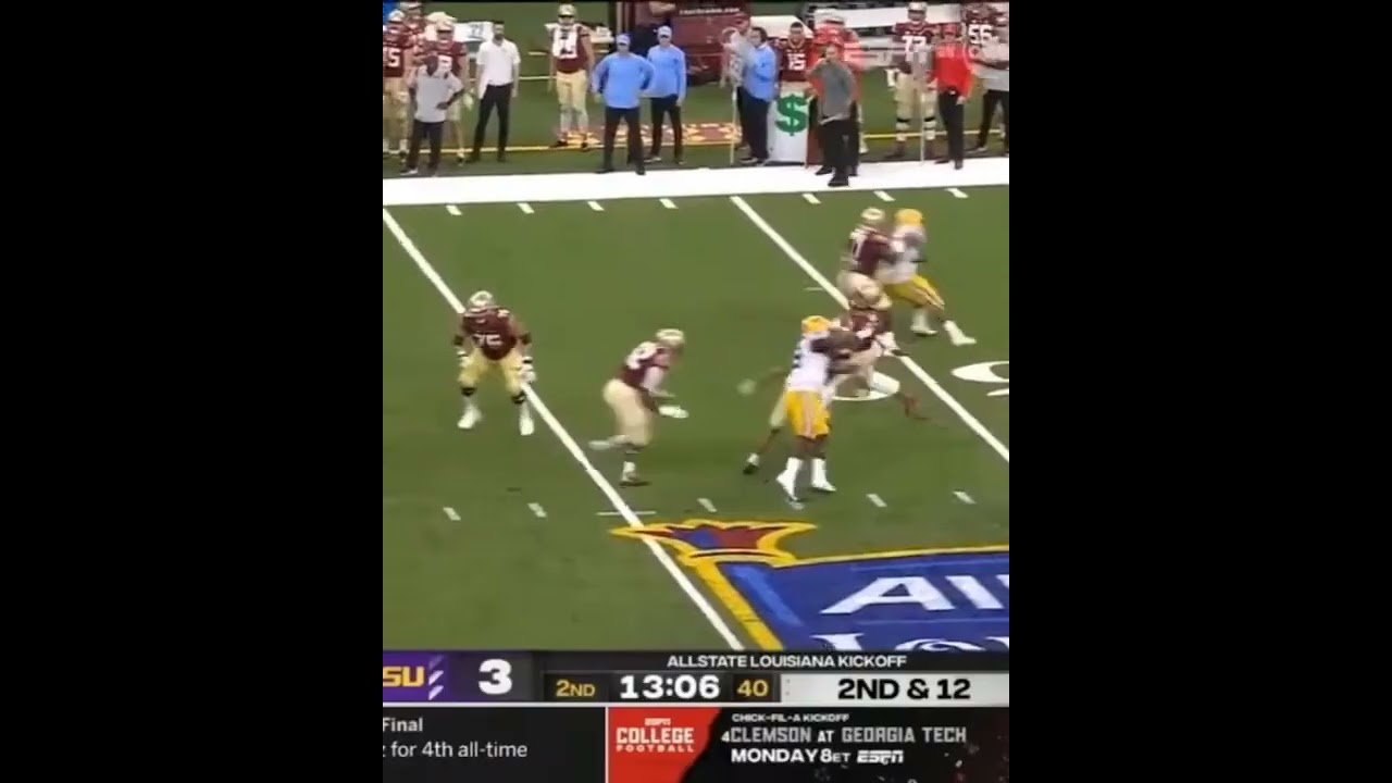 Flea Flicker College Football #shorts FSU vs, LSU - YouTube