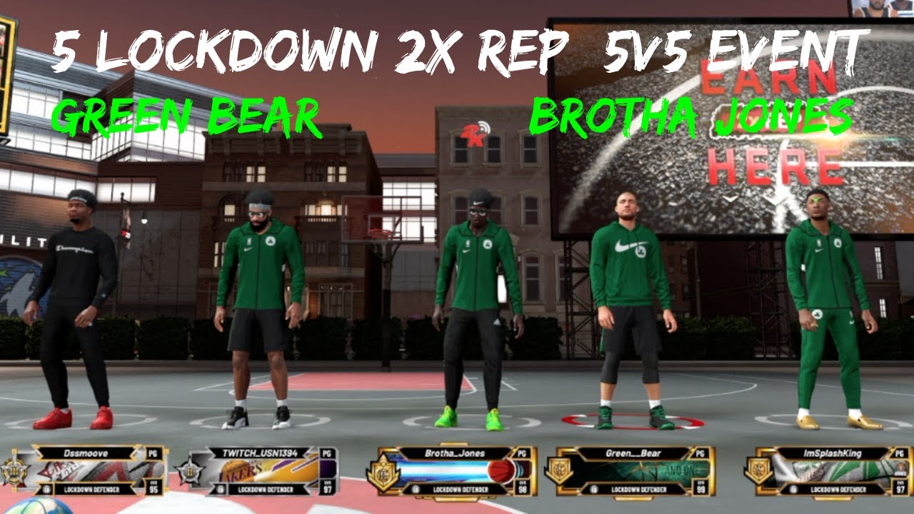 I met up with Brotha Jones and we ran 5 Lockdowns at the 2x Rep 5v5 ...