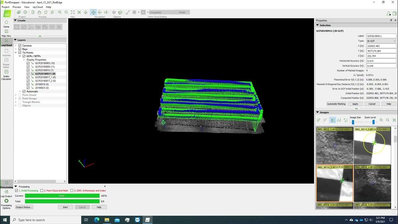 Pix4D UAV Multispectral Data Processing Tutorial 2 - YouTube
