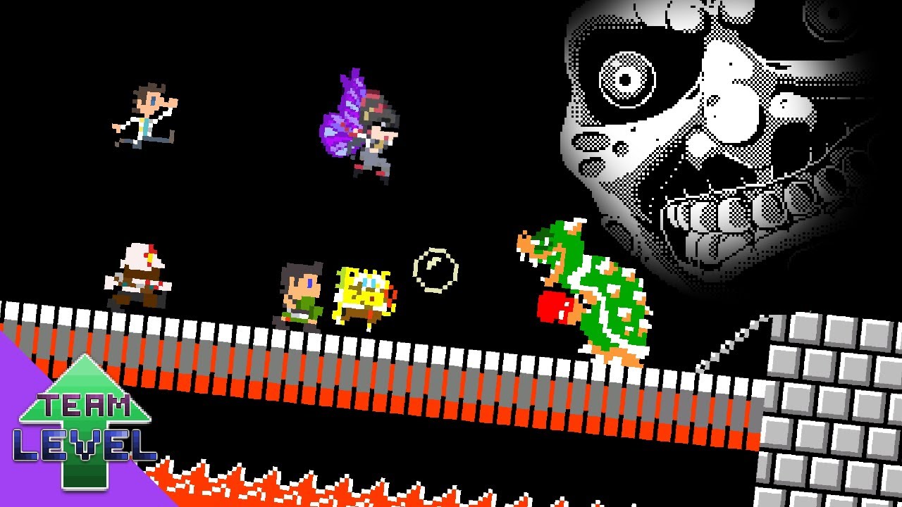 All-Star Challengers take on BOWSER! (Team Level UP Edition) - YouTube