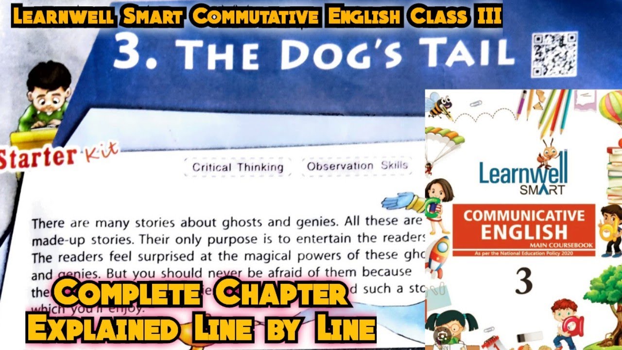 The Dog's Tail Class 3 Chapter 3 | Learnwell Smart Commutative English ...