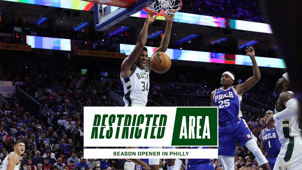 All-Access: Bucks Defeat Sixers In NBA Season Opener | Giannis & Lopez ...