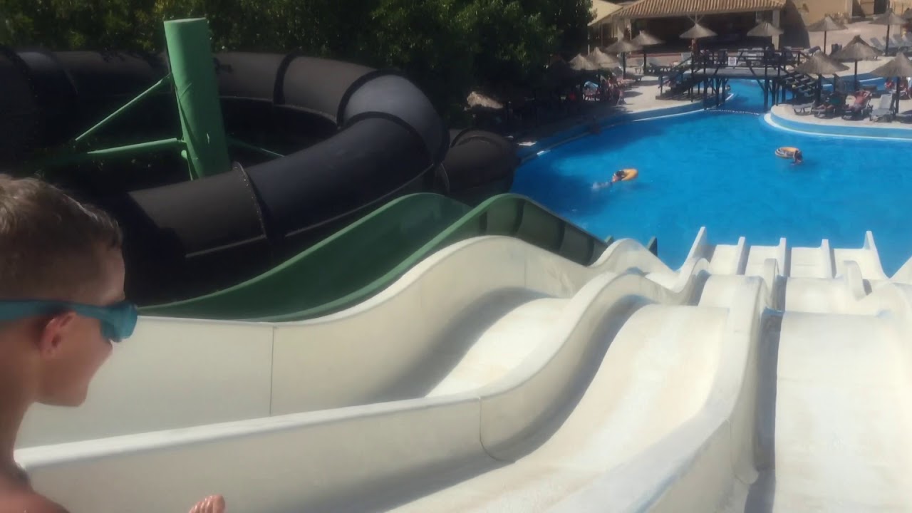 Aqualand Corfu Compo Tower - YouTube