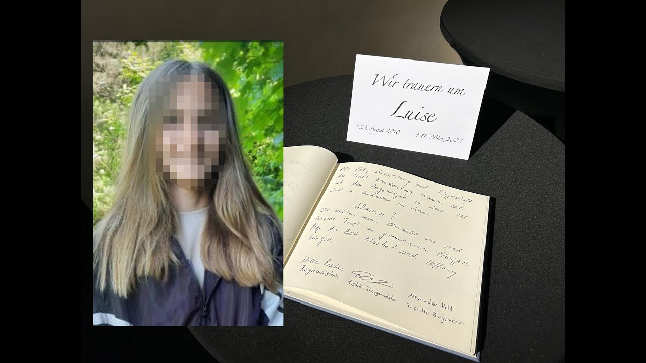 Luise F. wurde durch Messerstiche getötet - YouTube