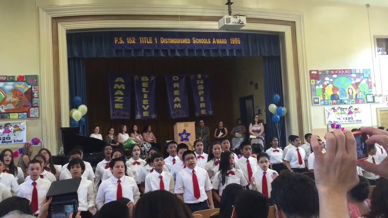 PS 152 6th Grade Graduation Ceremony [ Geli Sherpa ] - YouTube