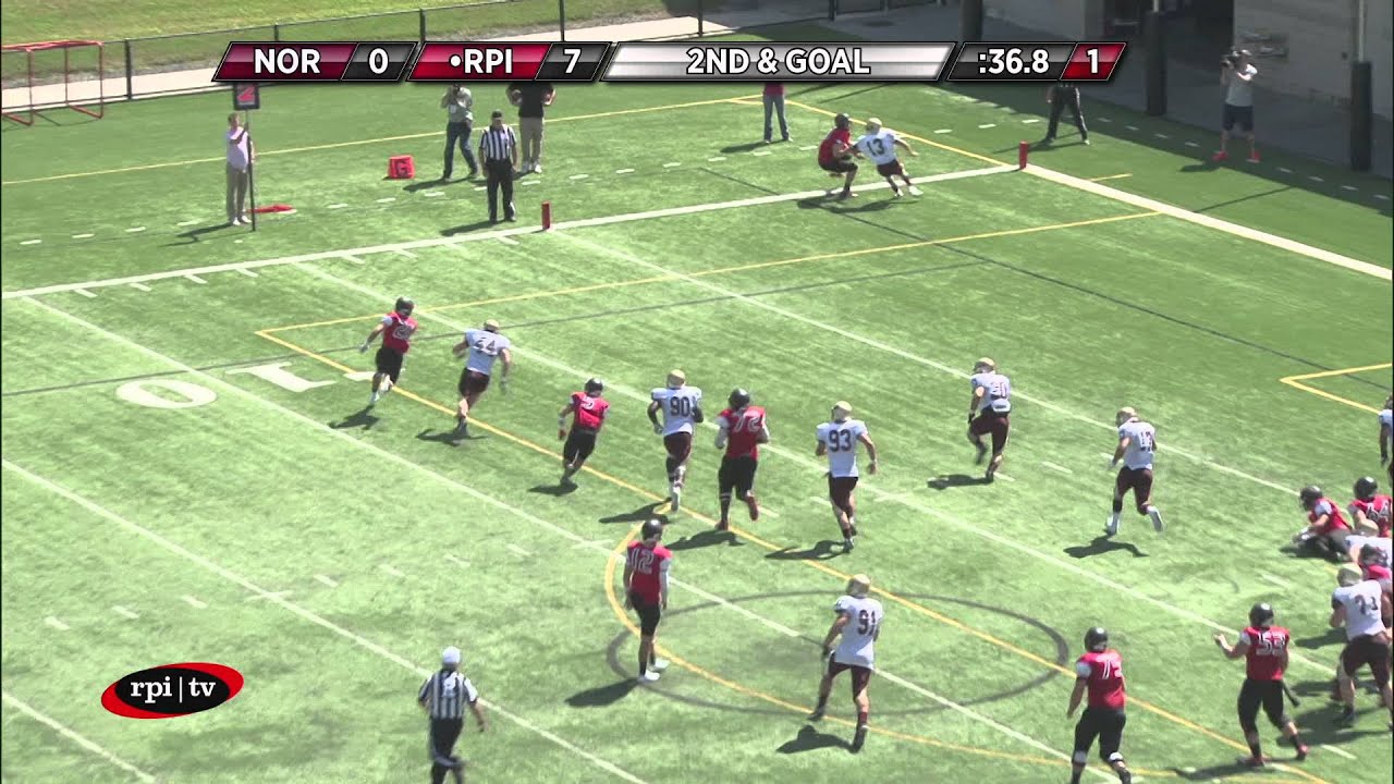 RPI Football vs. Norwich Highlights - YouTube
