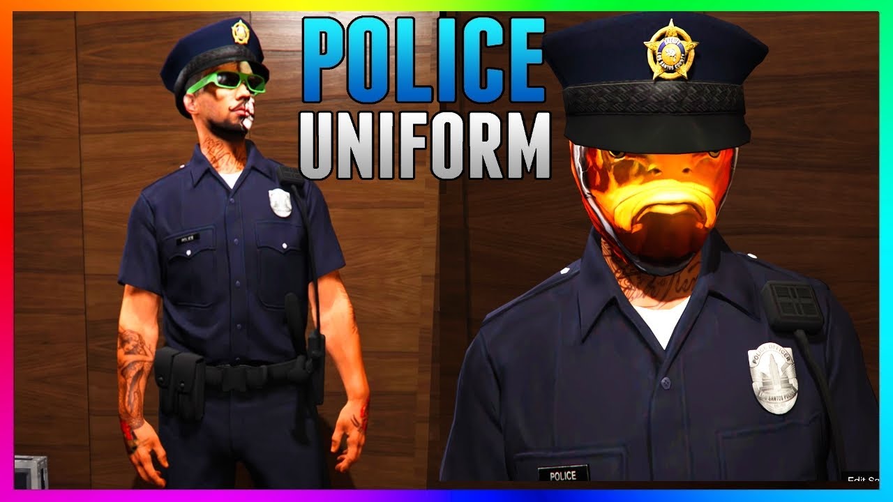 *NEW* GTA 5 ONLINE HOW TO GET POLICE OUTFIT! COP OUTFIT GLITCH *ALL ...