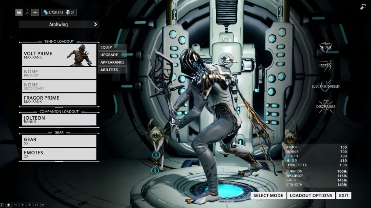 NEW Volt Proto Skin | Warframe - YouTube