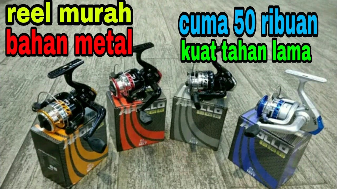 UNBOXING SPINING Reel pancing murah,bahan metal,kuat dan berkualitas ...
