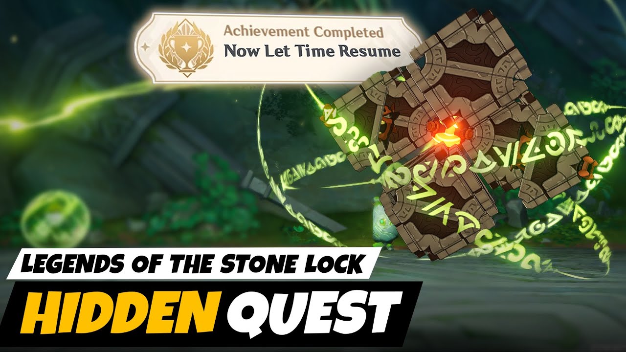 Sumeru Hidden World Quest : Legends of the Stone Lock | All 16 Stone ...