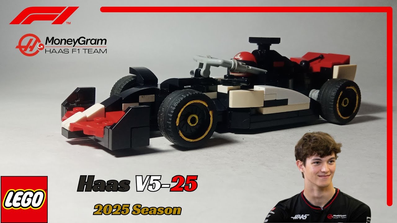 Lego Haas VF 25 || #lego #f1 - YouTube