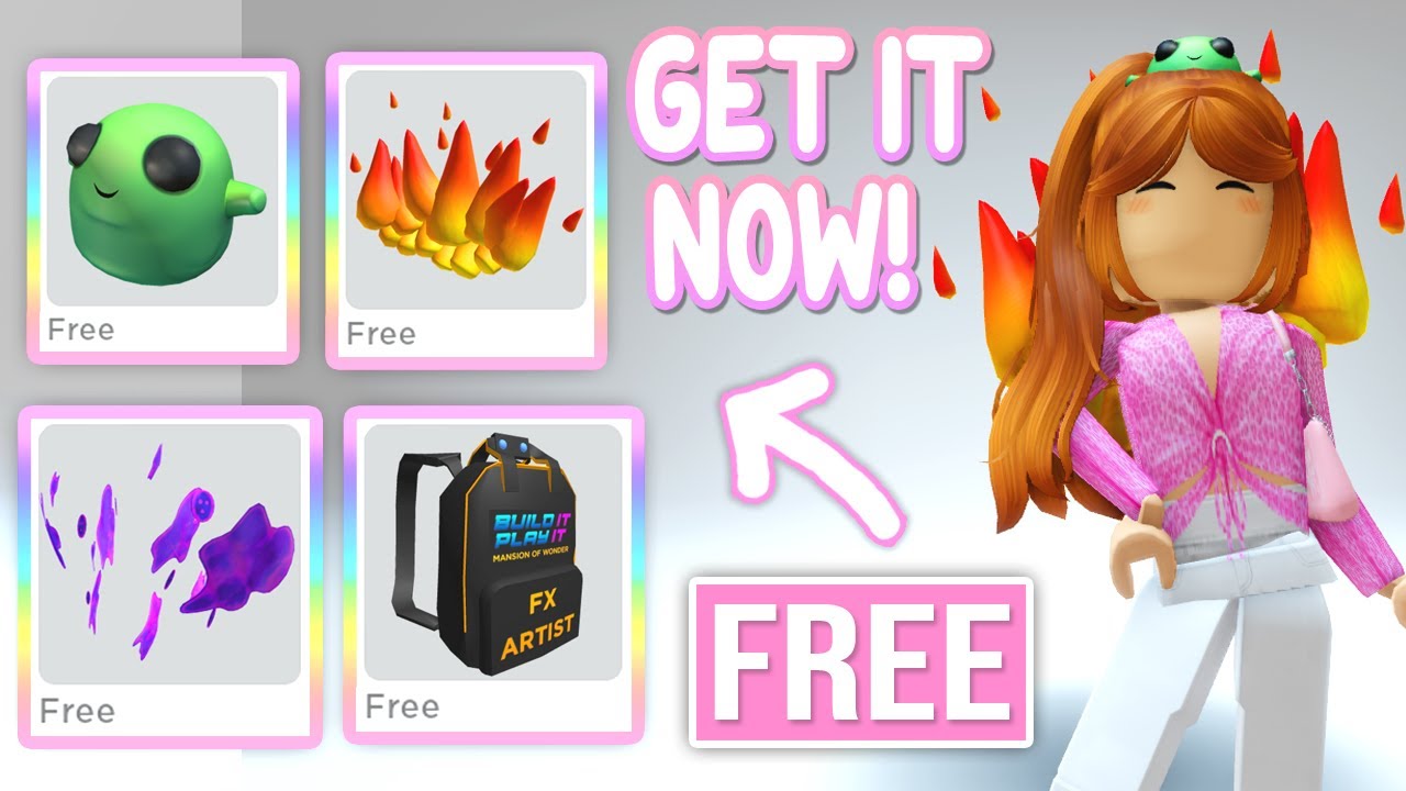 GET THESE 5 FREE ITEMS NOW IN ROBLOX! 🤩⭐ - YouTube