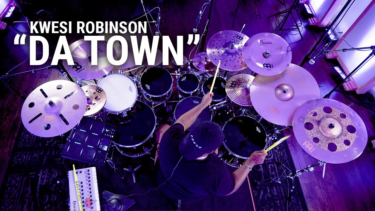 Meinl Cymbals - Kwesi Robinson - "Da Town" - YouTube