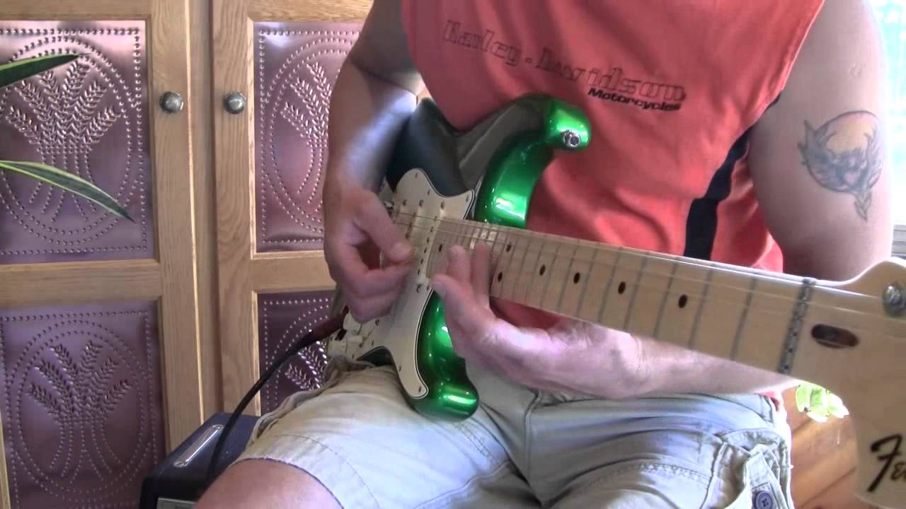 2012 Fender Strat Pro Candy Apple Green Eddie Vegas www.eddievegas.com ...