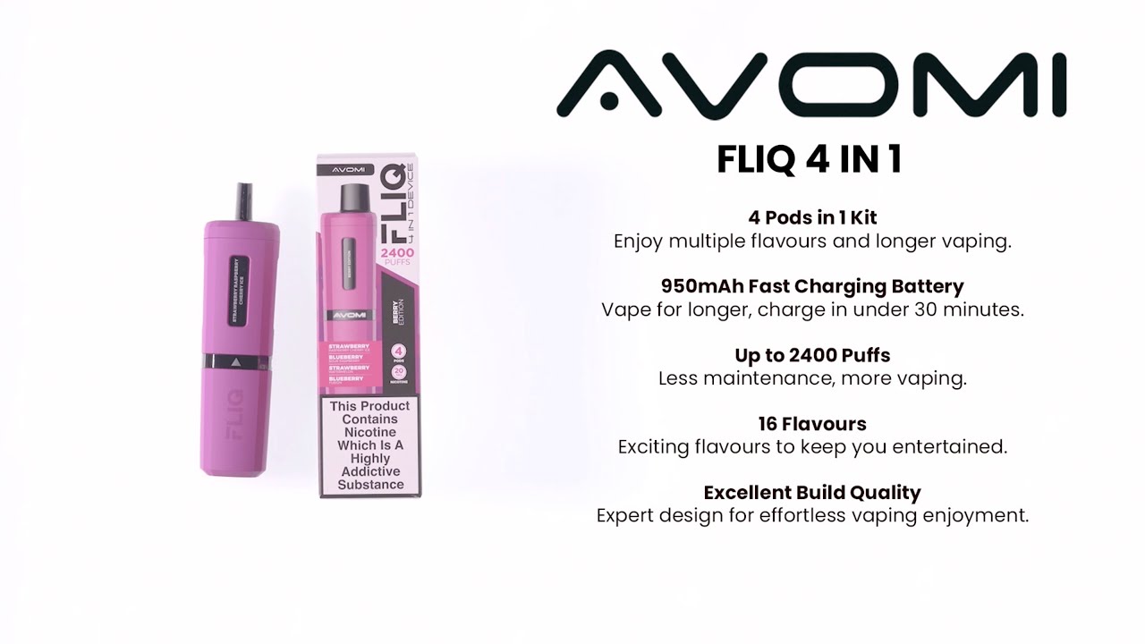 Avomi Fliq 4-in-1 Pod Kit Unboxing & Setup - YouTube
