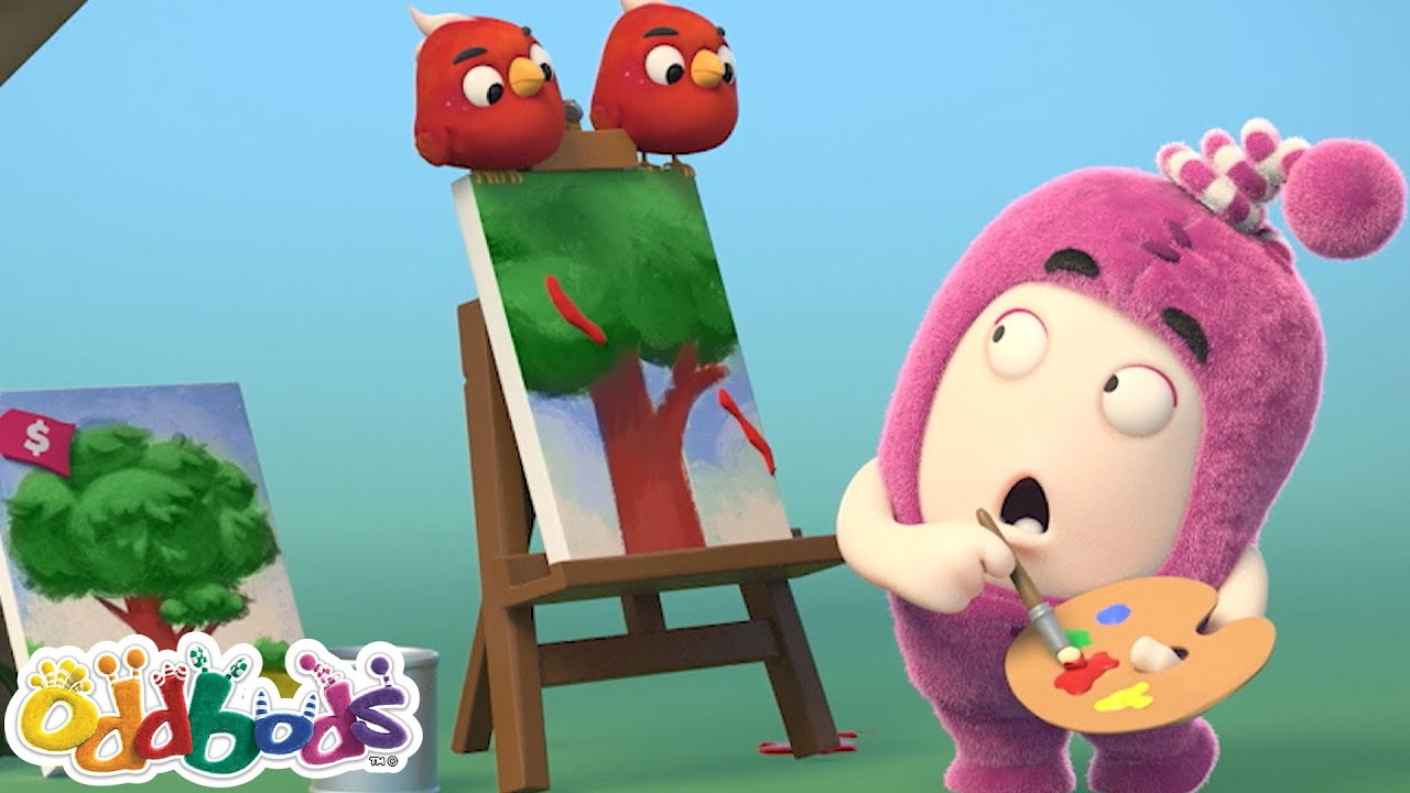 ODDBODS Cartoons | Painting Mess! 🎨 | Fun Cartoons For KIDS | Full ...