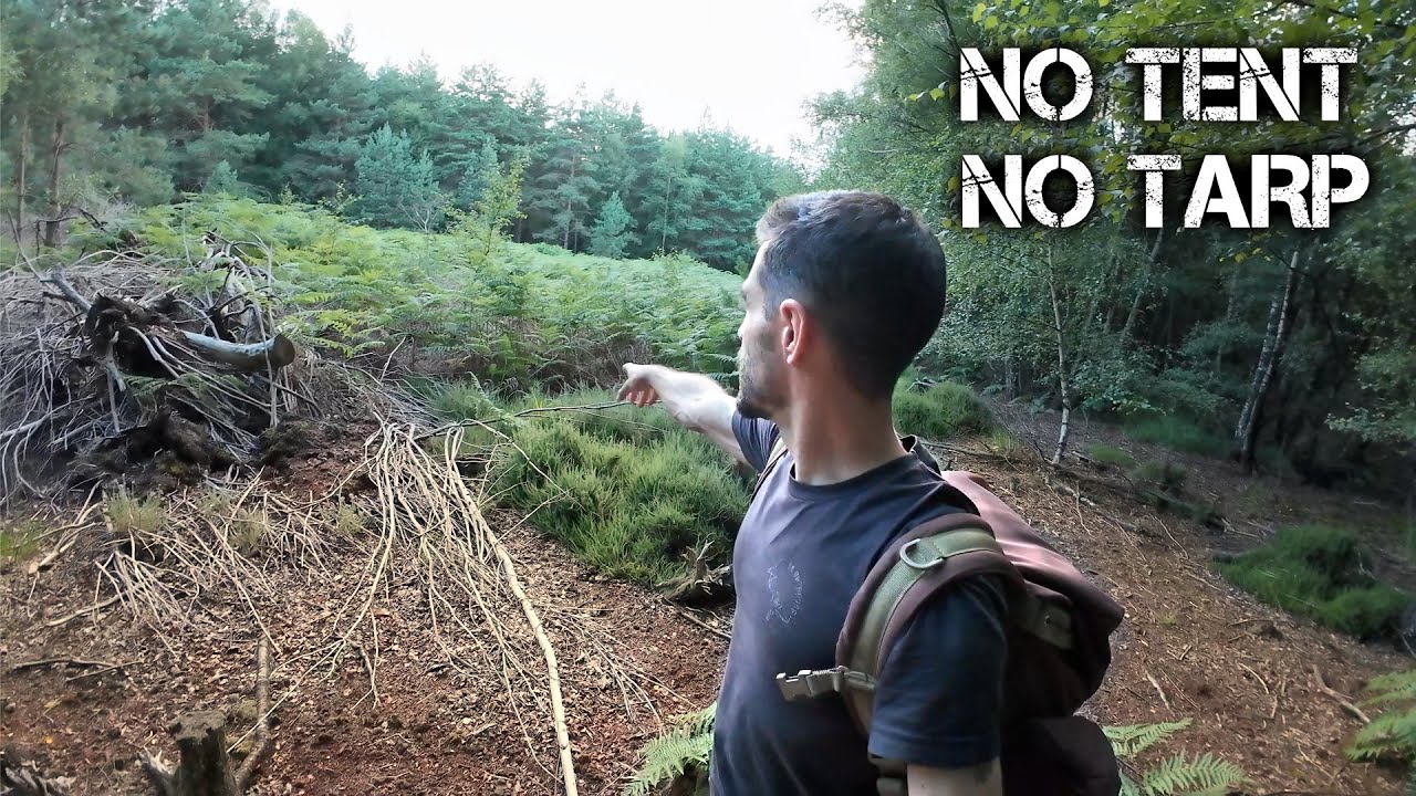 24 Hours: No Tent, No Tarp - Basic Gear - YouTube