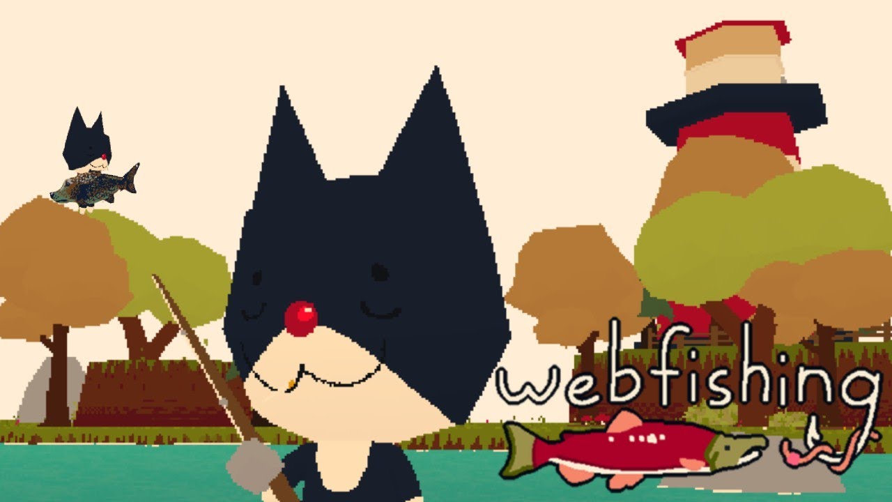 Playing webfishing for the first time (did i just catch an alien dog ...