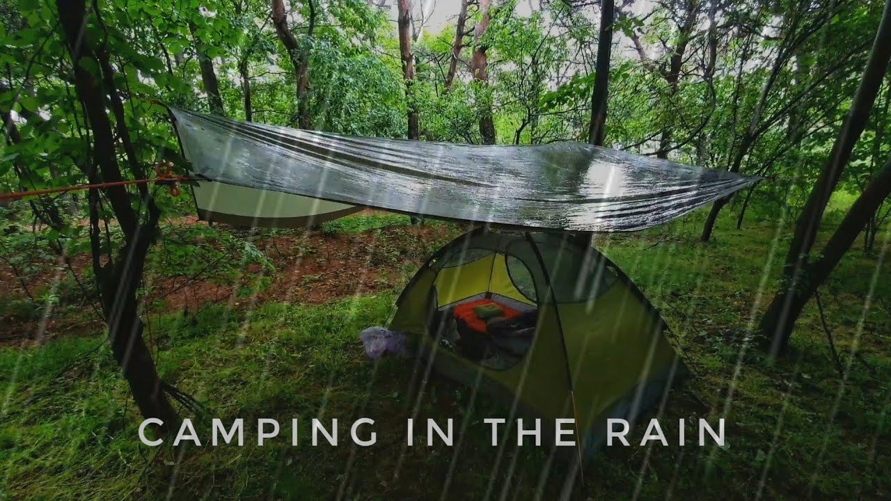 Camping in the Rain | Relaxing and Sleeping with Rain Sounds - YouTube
