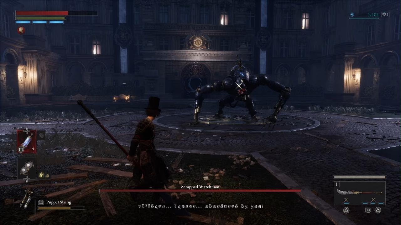Lies of P: The Scrapped Watchmen boss fight (parry focused) - YouTube
