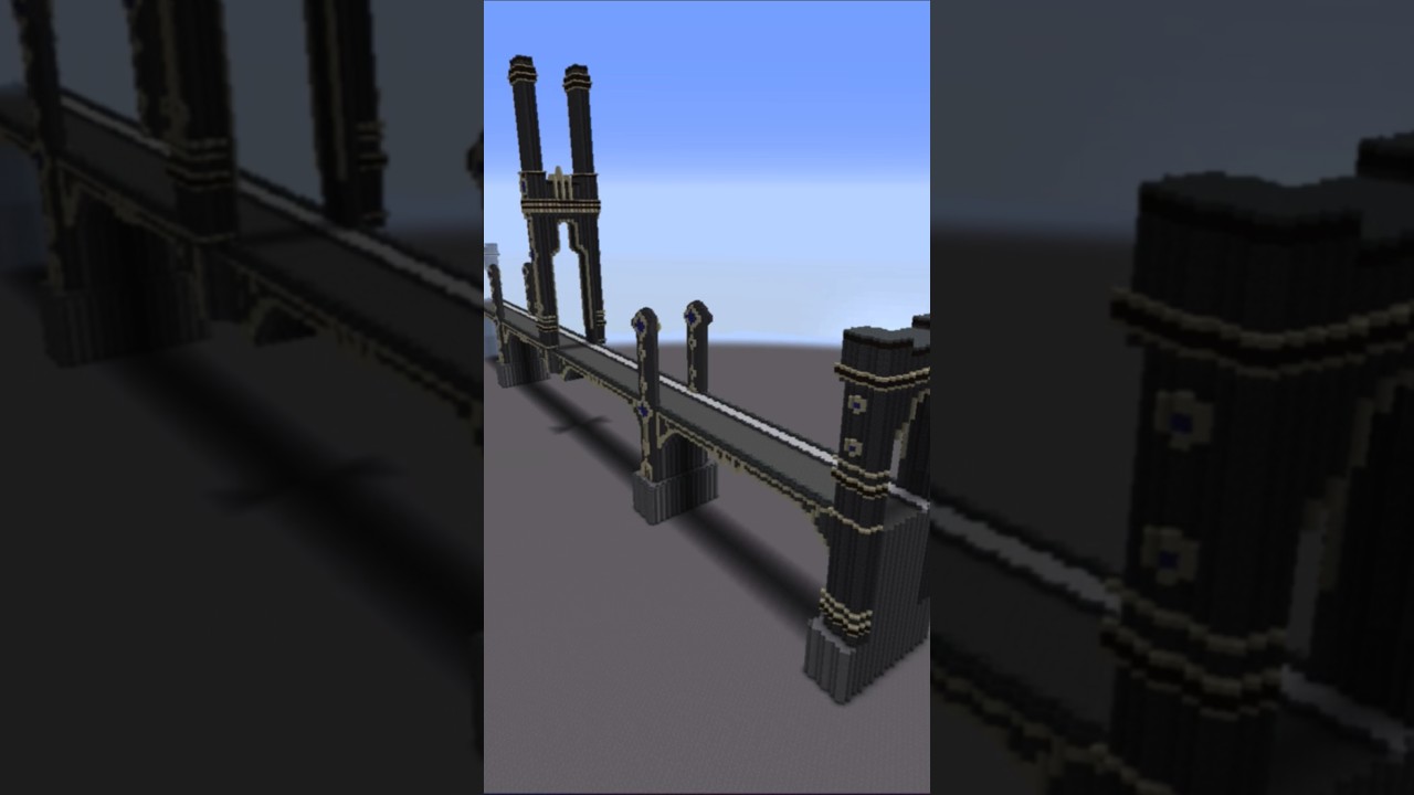 Minecraft Arcane Bridge Construction - YouTube