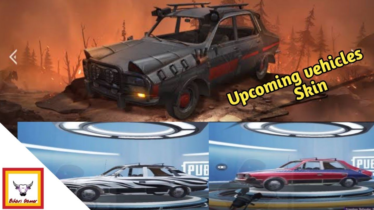 Upcoming vehicles skin in PUBG MOBILE. New vehicle skin in PUBG MOBILE ...